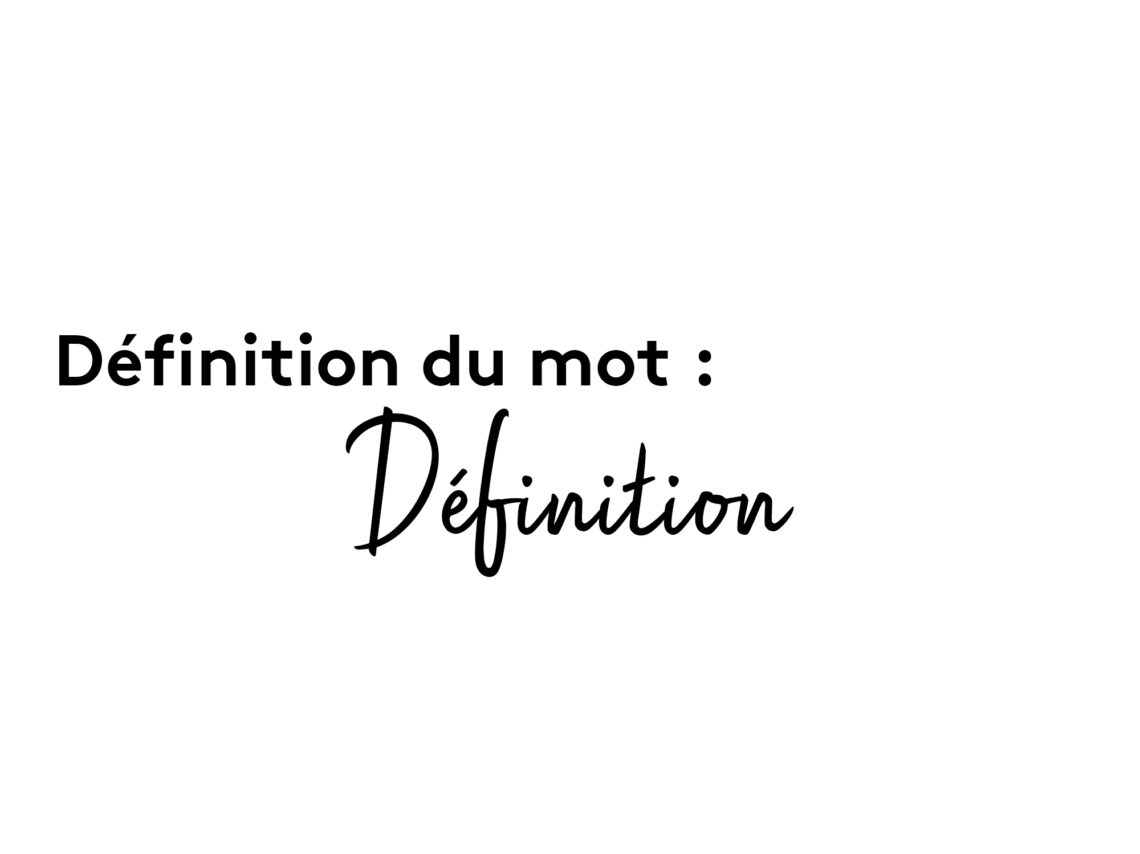 Définition du mot définition – plare.